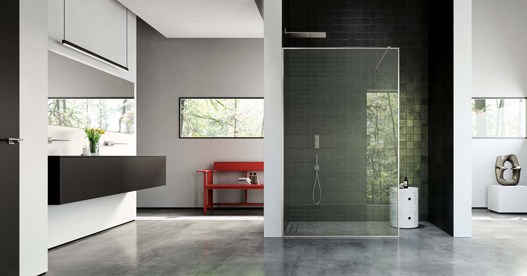 Guide to choosing Frame: Framed walk-in showers